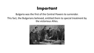 REVISION IGCSE CAMBRIDGE HISTORY: TREATY OF NEUILLY | PPTX