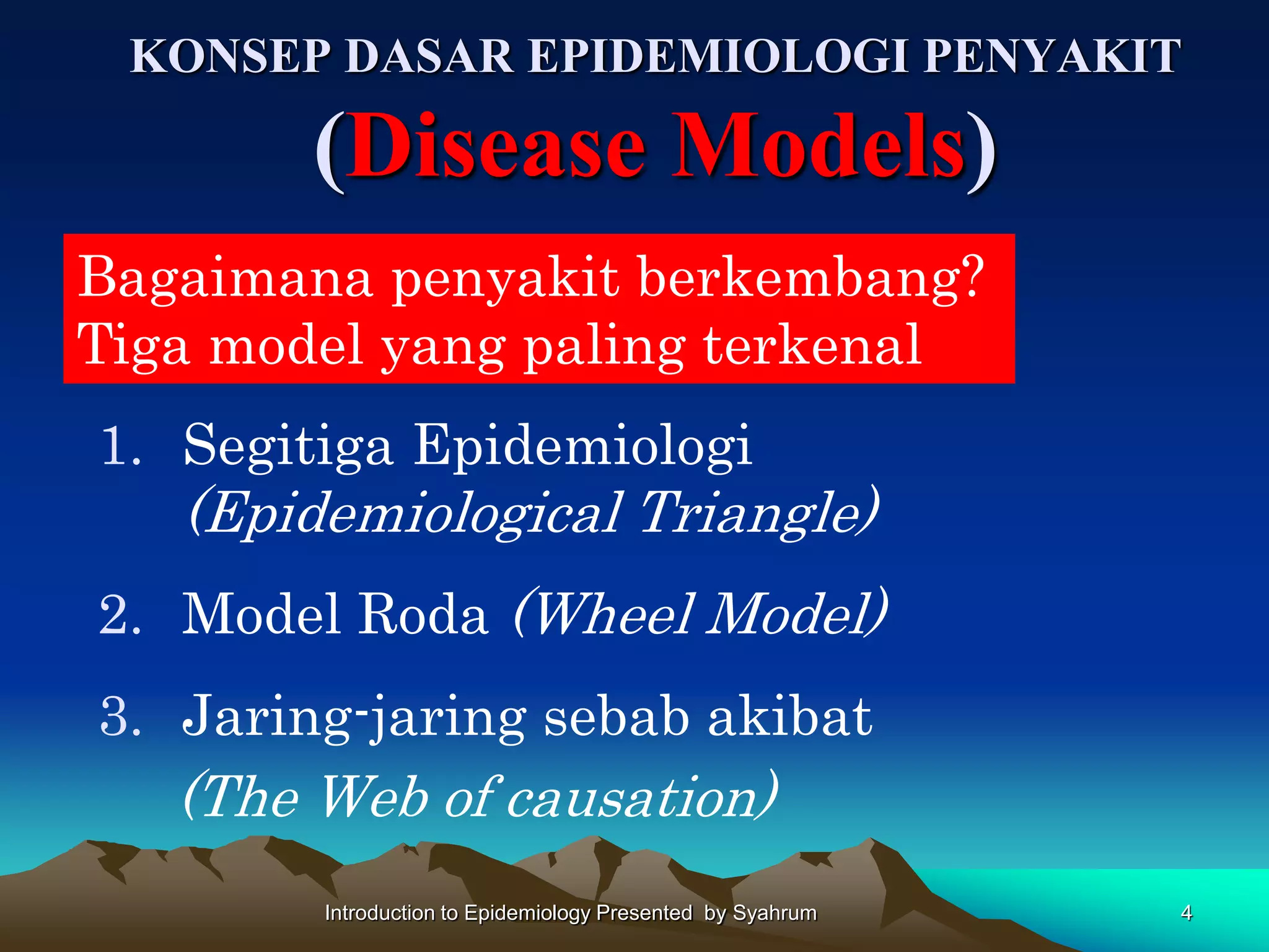 05. konsep dasar epidemiologi penyakit | PPT