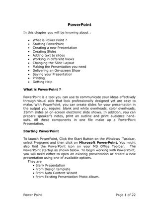 MS power point | PDF