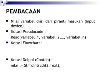 nilai variabel & konstanta | PPT