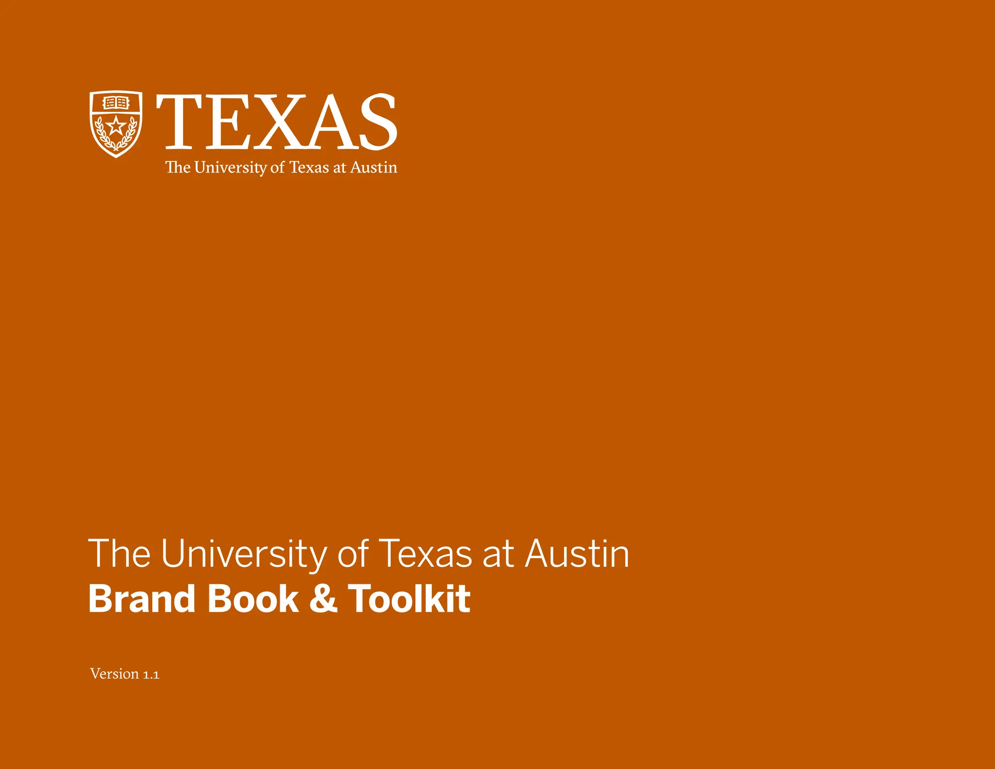 UT Austin Brand Book and Tool Kit that Dispaly | PDF