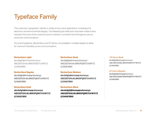 UT Austin Brand Book and Tool Kit that Dispaly | PDF