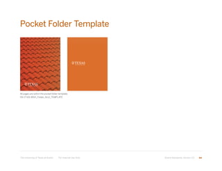 UT Austin Brand Book and Tool Kit that Dispaly | PDF