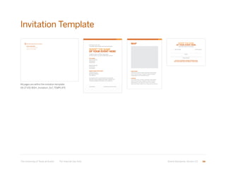 UT Austin Brand Book and Tool Kit that Dispaly | PDF