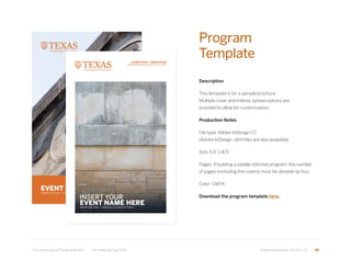 UT Austin Brand Book and Tool Kit that Dispaly | PDF