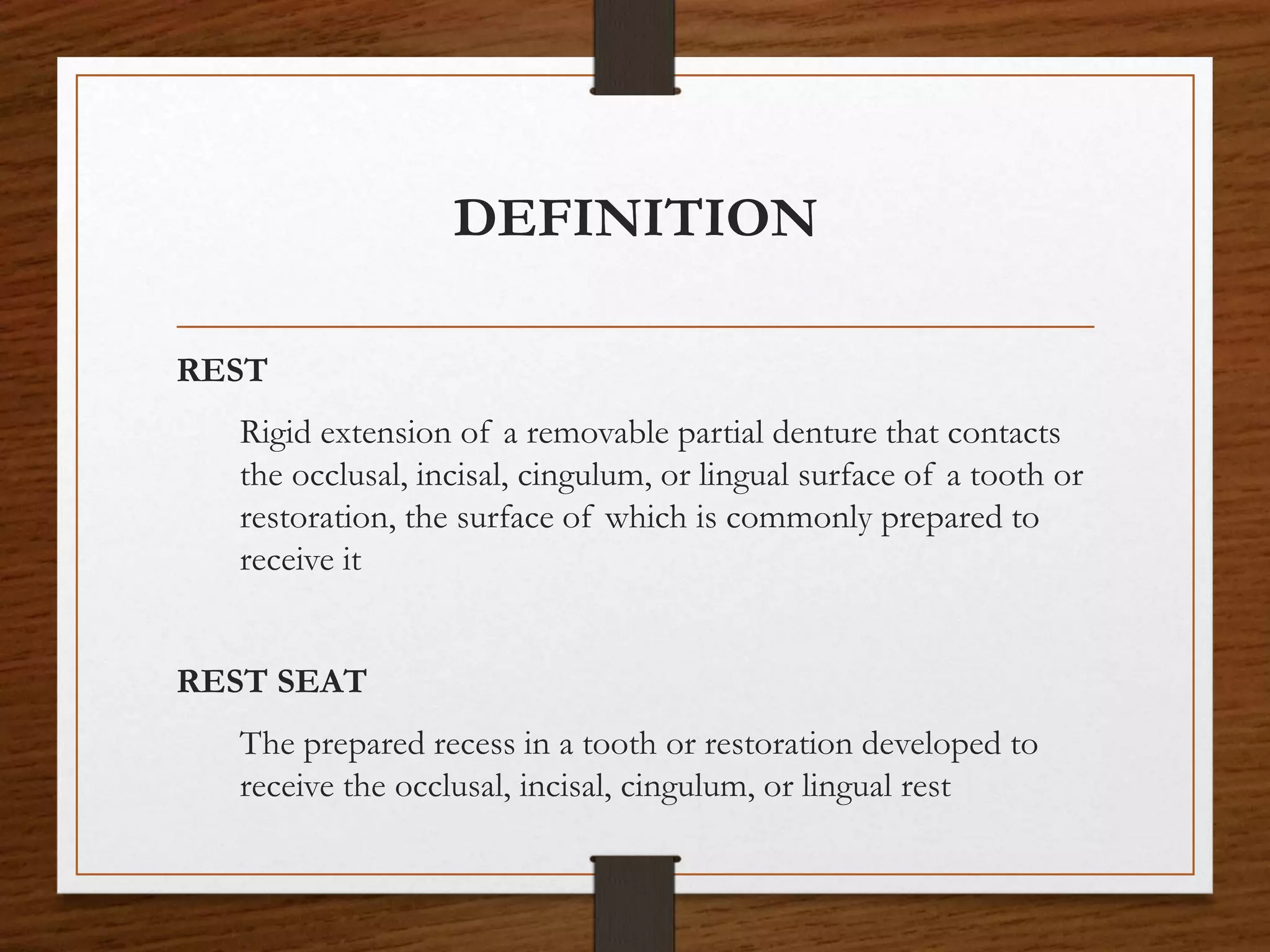 05. rest seats and types of rests | PPTX