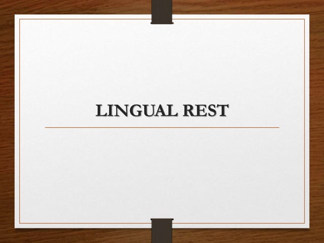 05. rest seats and types of rests | PPTX | Dental Health | Diseases and ...