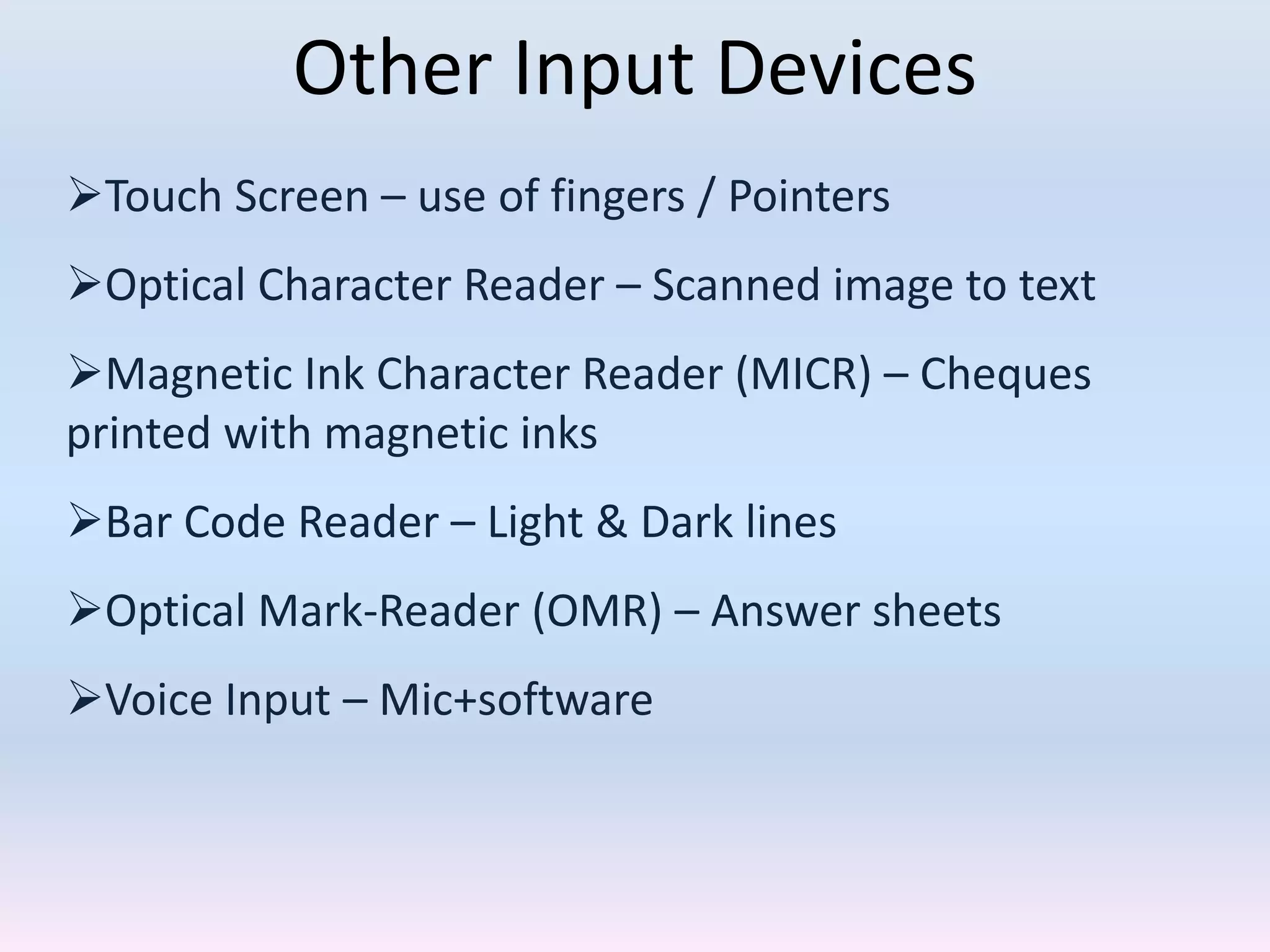 05. input devices computer | PPT
