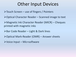 05. input devices computer | PPT