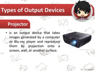 Input - Output Devices (Parts of Hardware) | PPT