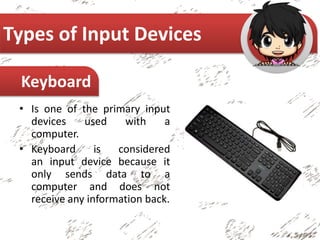 Input - Output Devices (Parts of Hardware) | PPT