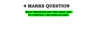 HISTORY IGCSE REVISION - MODEL PAPER 1 - DEPTH STUDY GERMANY | PPTX