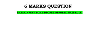 HISTORY IGCSE REVISION - MODEL PAPER 1 - DEPTH STUDY GERMANY | PPTX