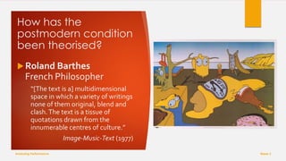 05.10.20 Understanding Performance - Postmodern Originality | PPT