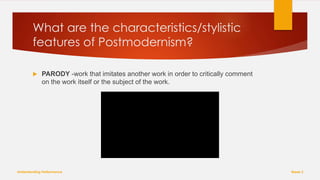 05.10.20 Understanding Performance - Postmodern Originality | PPT