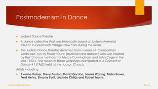 05.10.20 Understanding Performance - Postmodern Originality | PPT