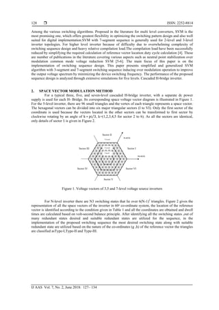 Simplified Space Vector Pulse Width Modulation Based on Switching Schemes with Reduced Switching ...