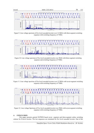 Simplified Space Vector Pulse Width Modulation Based on Switching Schemes with Reduced Switching ...