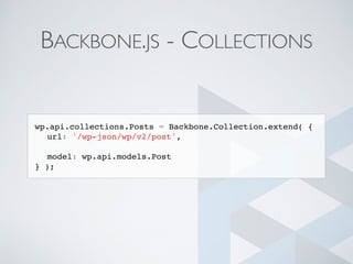 WordPress & Backbone.js