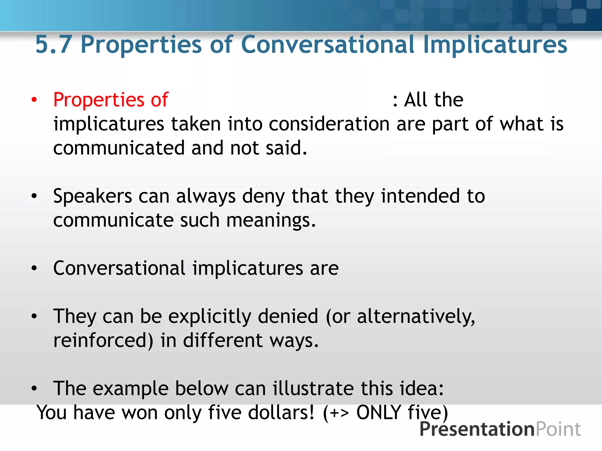 05 cooperation and implicature for students | PPTX