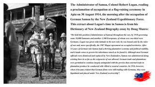 THE SAMOAN MAU MOVEMENT: PHOTO STUDY OF NEW ZEALAND OCCUPATION | PPTX