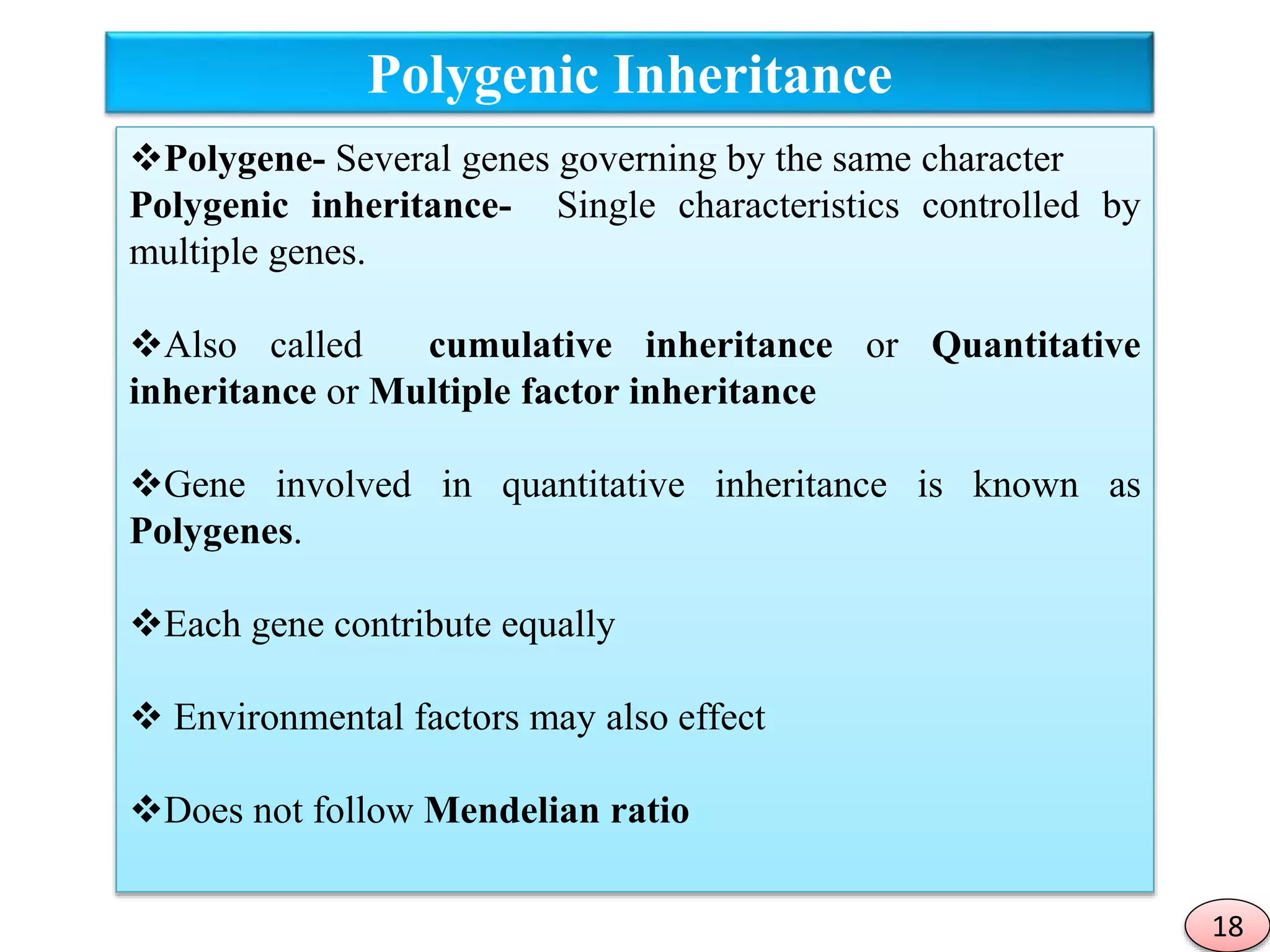 ROLE OF INHERITANCE IN CROP IMPROVEMENT | PPTX