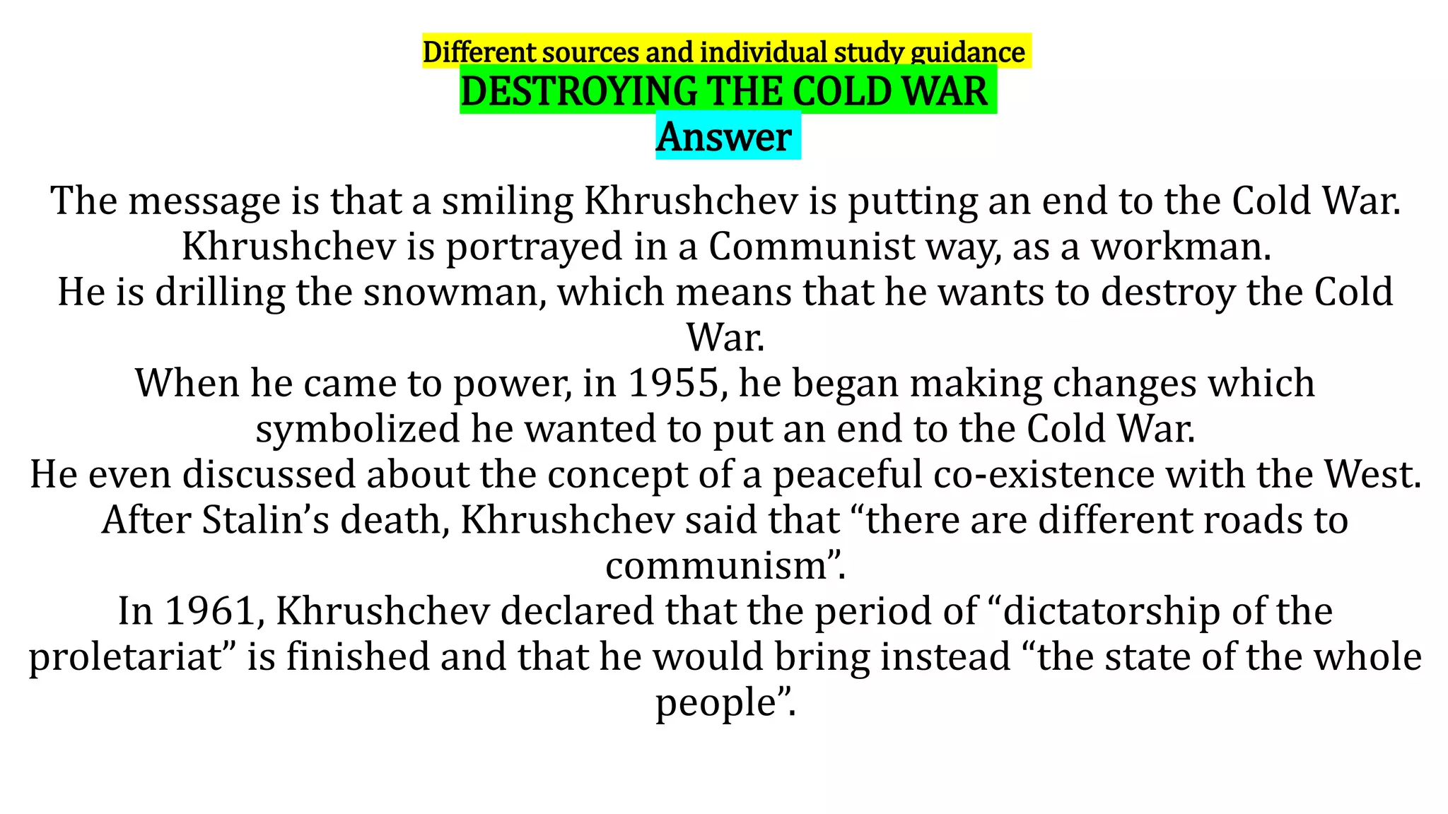 05. SOVIET CONTROL OF EASTERN EUROPE: The Rise of Khrushchev.PPTX