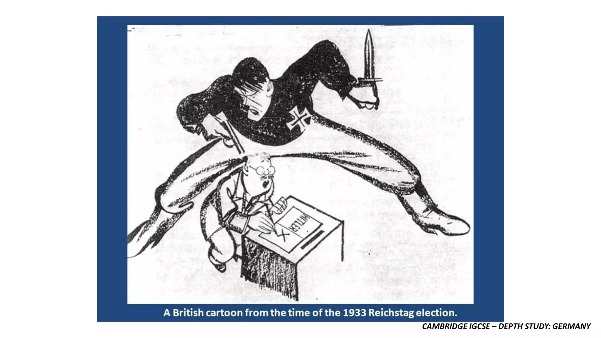 05. DEPTH STUDY GERMANY: NAZI REGIME - HITLER CONSOLIDATING POWER 1933 ...