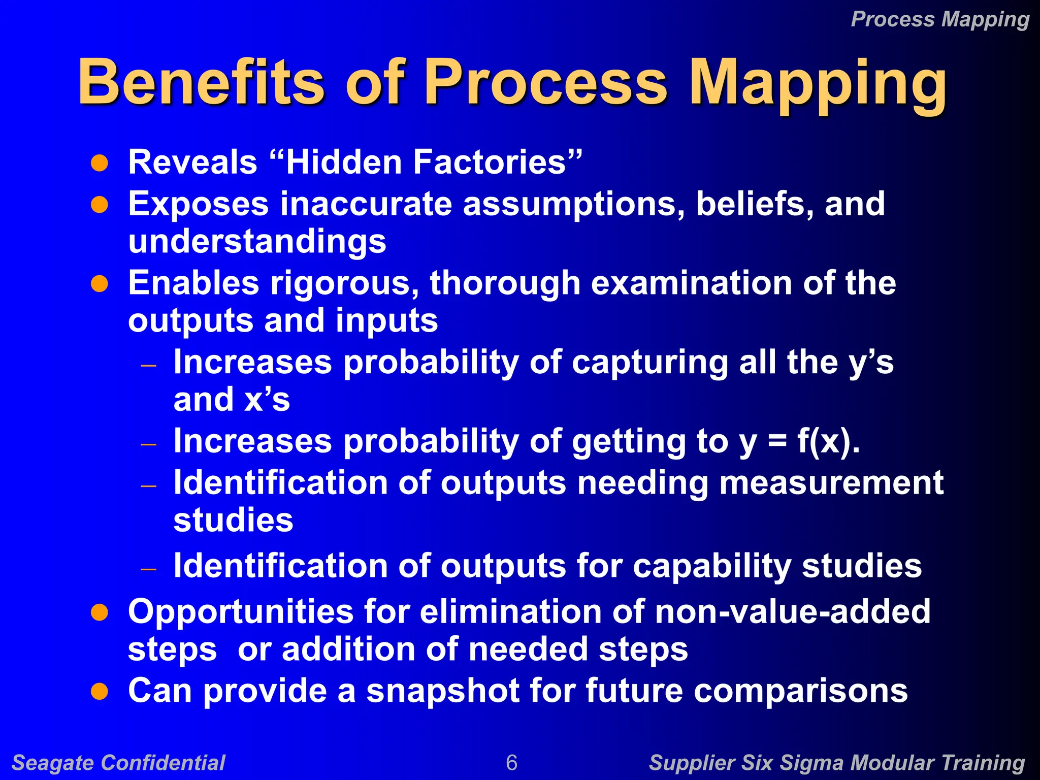 05. Process Mapping tools for 6 sigma.ppt