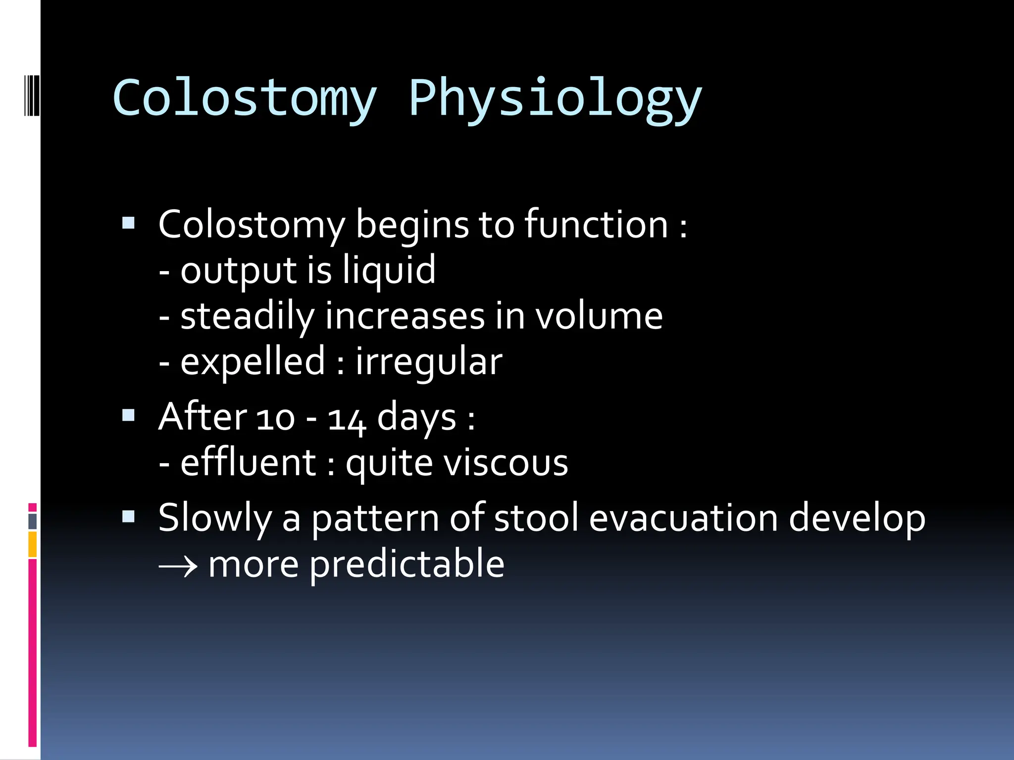 Perawatan luka dan stoma pada pasien post colostomy.ppt