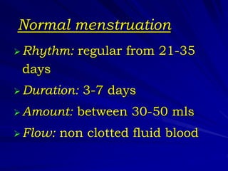 05. abnormal uterine bleeding etiology and management in gynecology | PPT