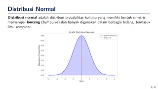05. Distribusi Normal (Ilmu Komputer Universitas Pakauan).pdf