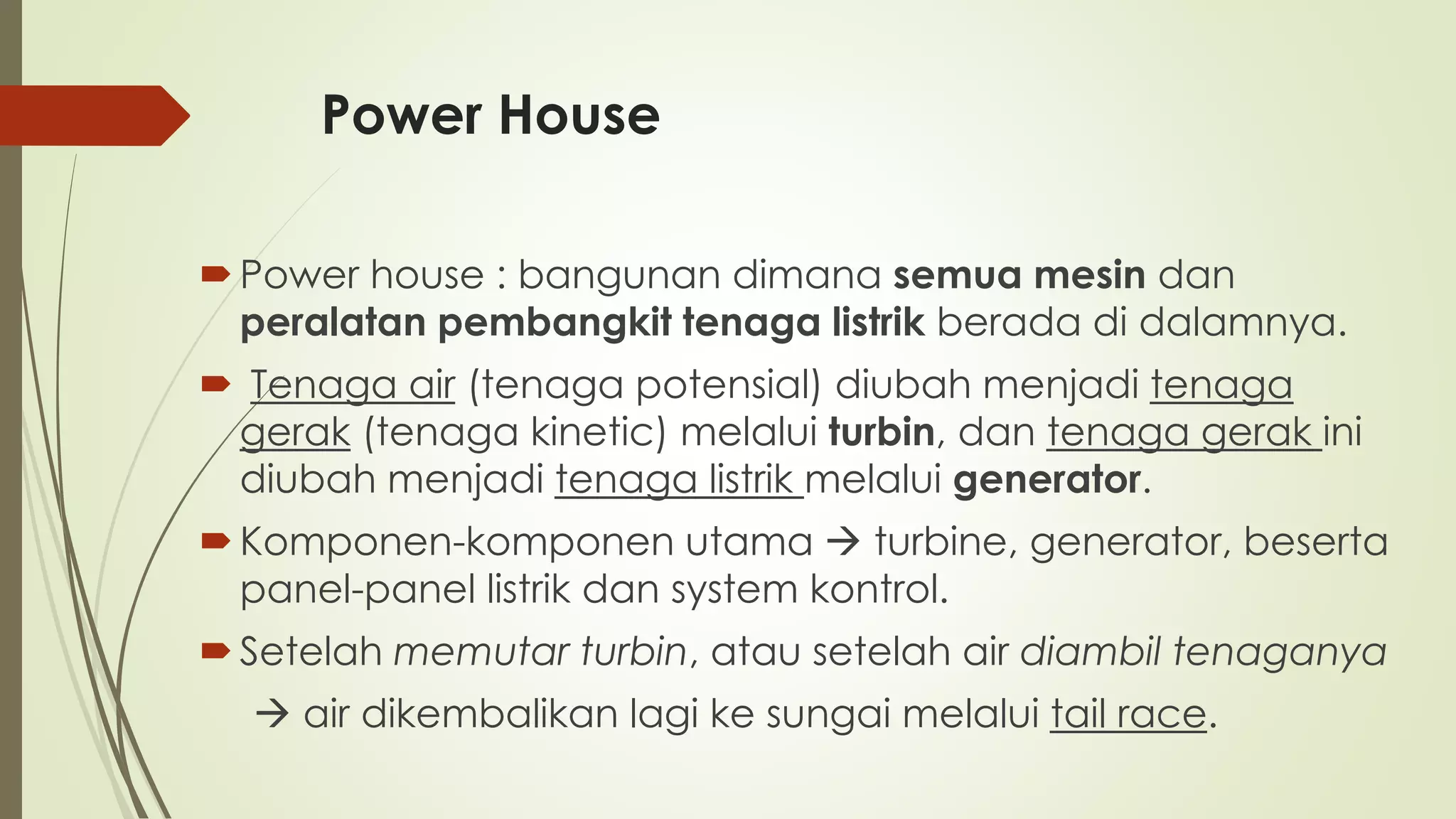 PLTA - Power House + Switch Yard | PPTX
