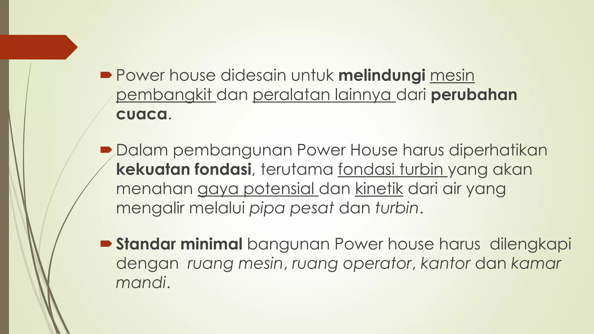 PLTA - Power House + Switch Yard | PPTX