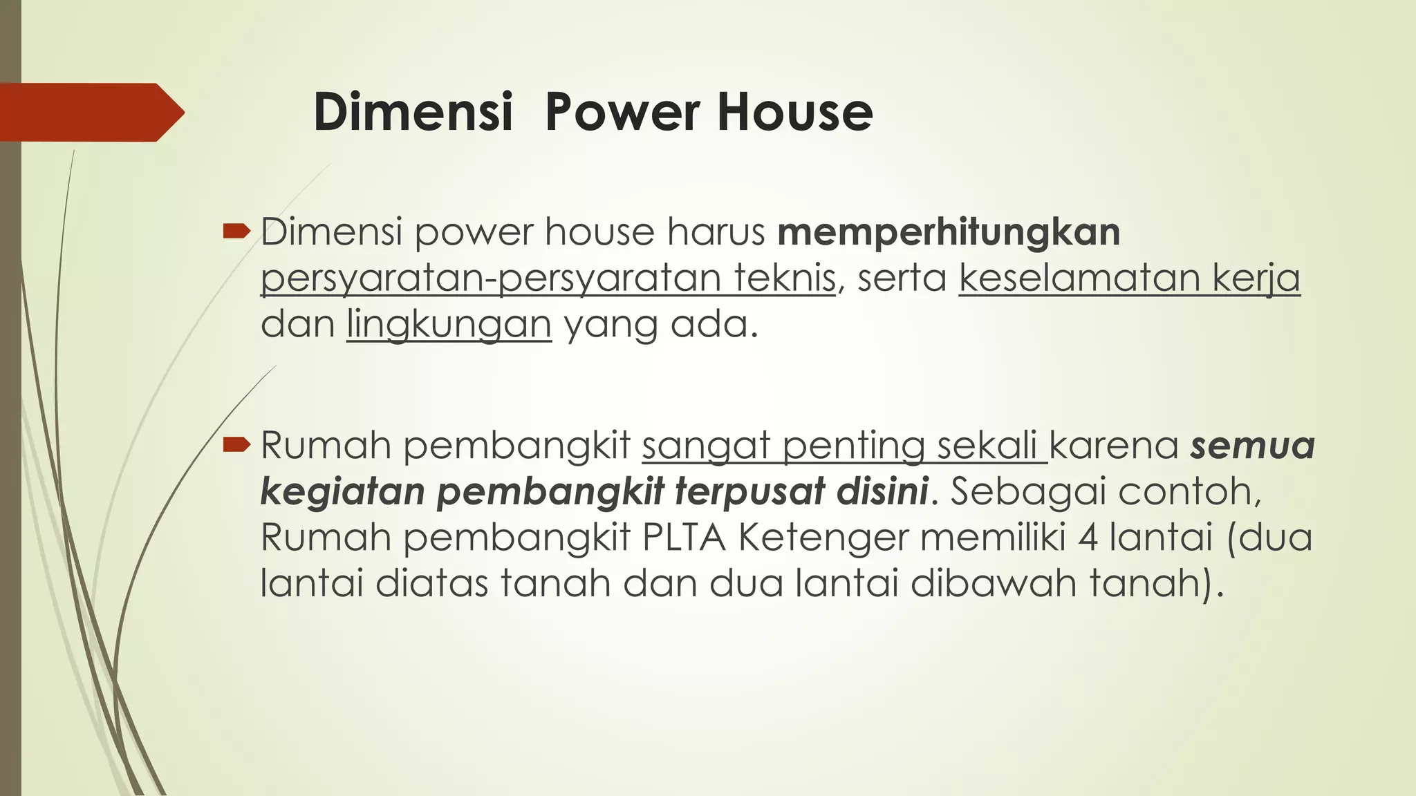 PLTA - Power House + Switch Yard | PPTX