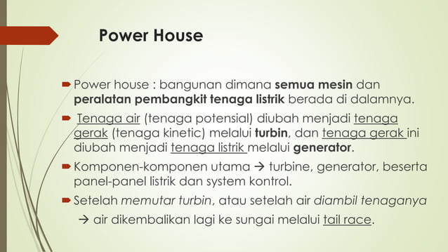PLTA - Power House + Switch Yard | PPTX