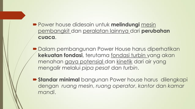 PLTA - Power House + Switch Yard | PPTX