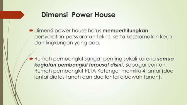 PLTA - Power House + Switch Yard | PPTX