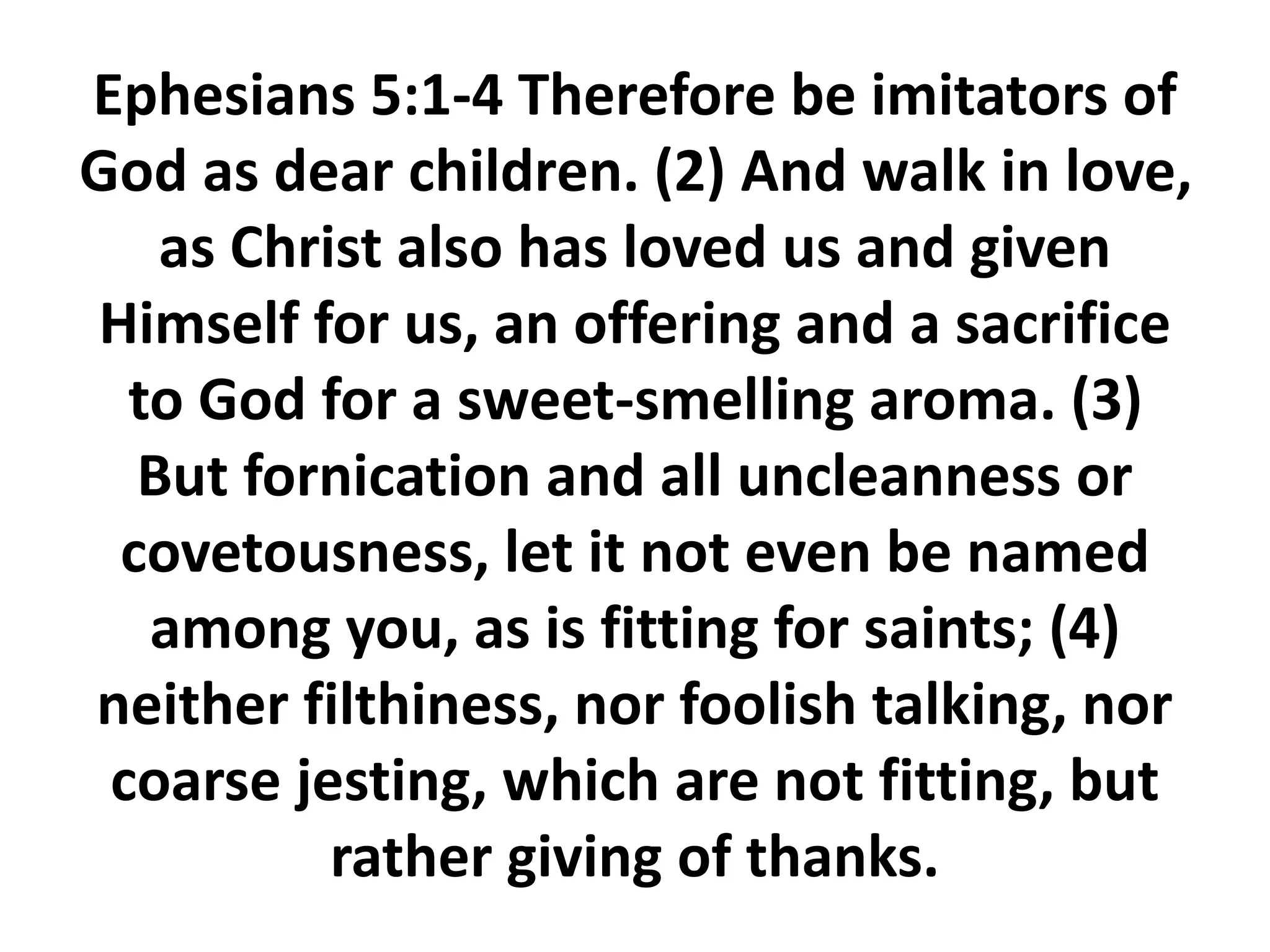 imitators of god | PPT