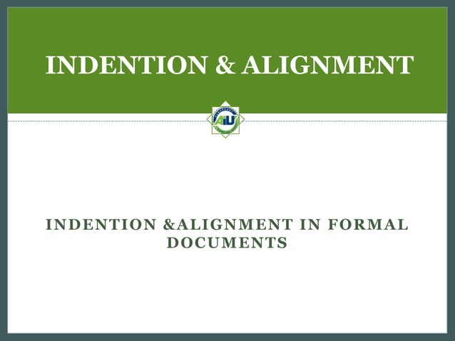 Professional Communication - Indention & Alignment in Formal Letters ...