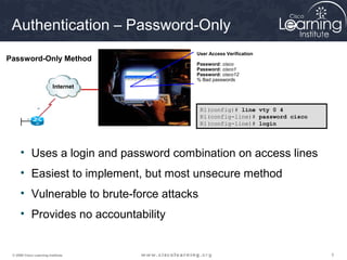 CCNA Security 06- AAA | PPT | Computer Networking | Computing
