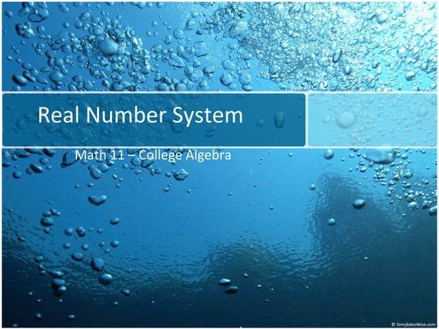 05 addition nd multiplication of real numbers | PPT
