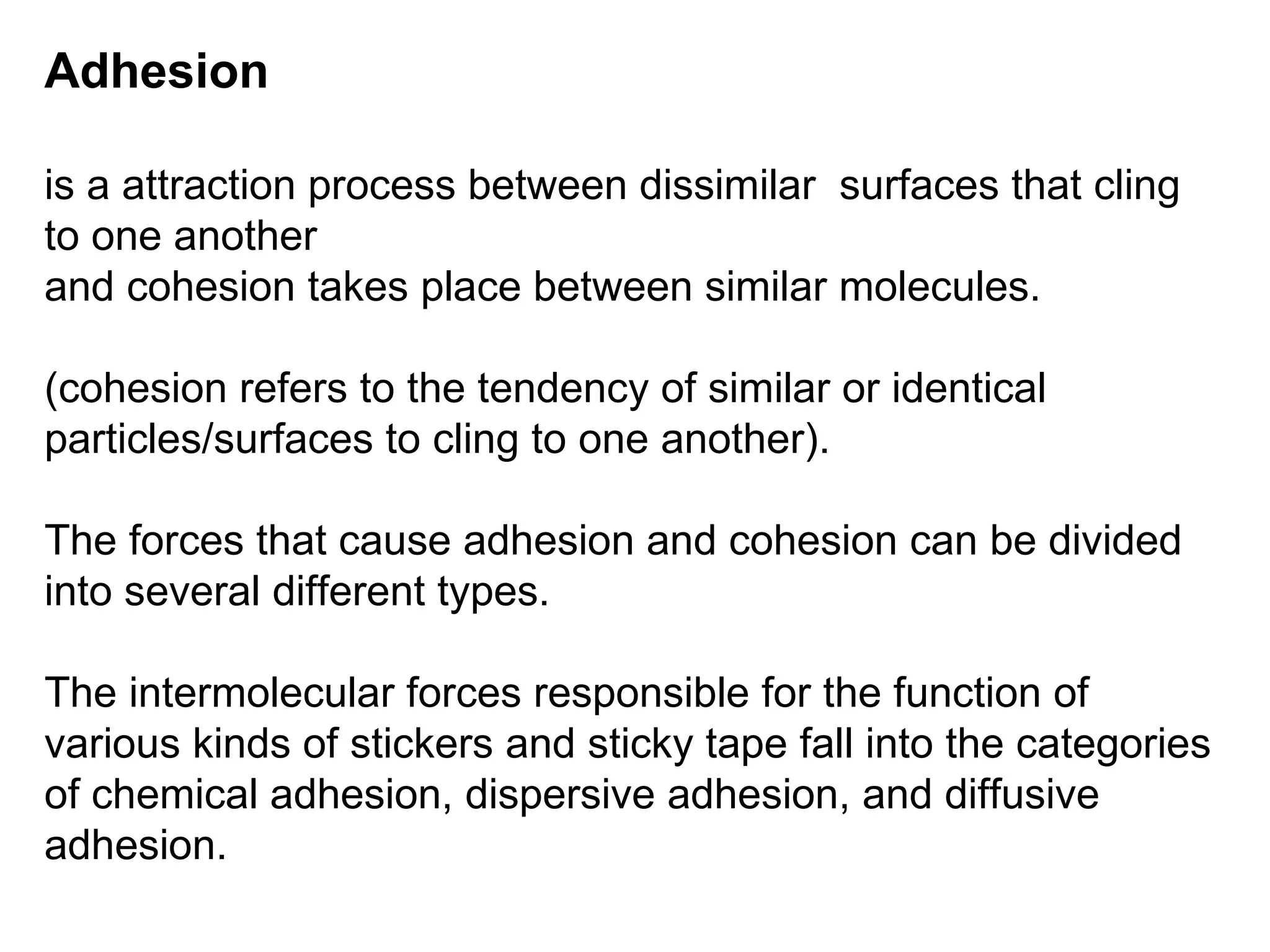 05.adhesion and adhesives theory | PPT