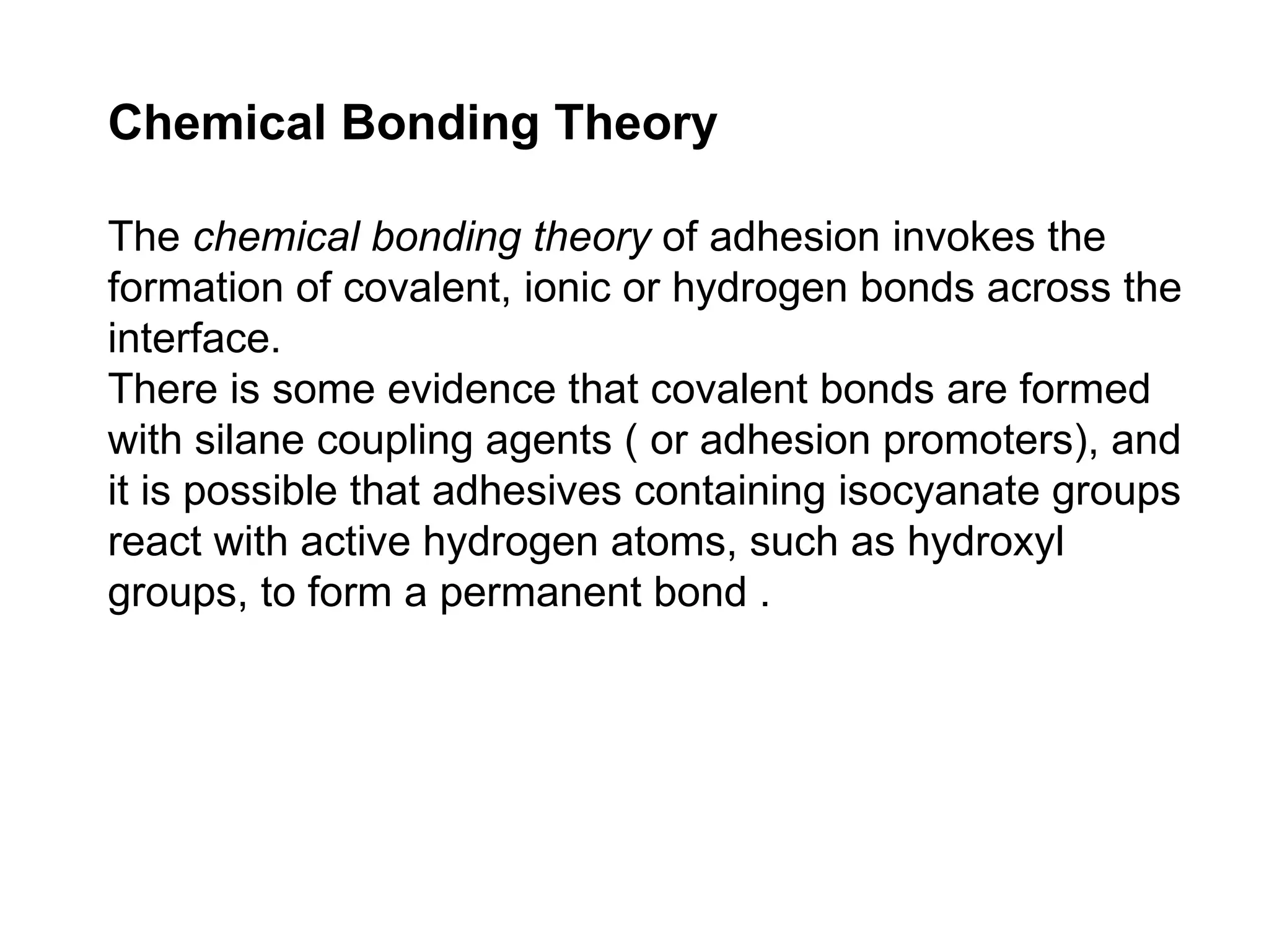 05.adhesion and adhesives theory | PPT