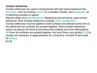 05.adhesion and adhesives theory | PPT