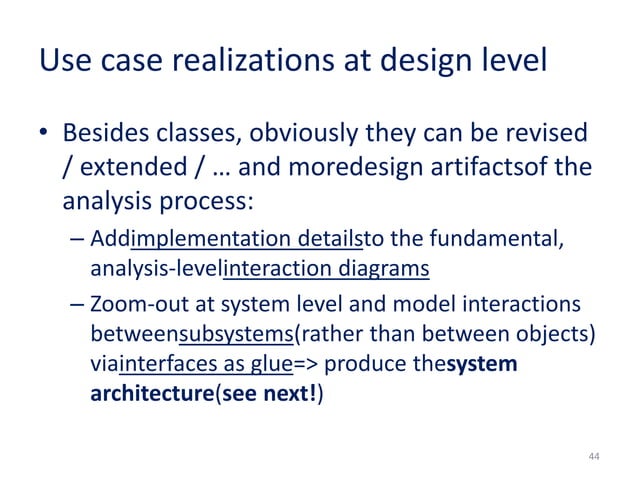 clean architecture uncle bob AnalysisAndDesign.el.en.pptx