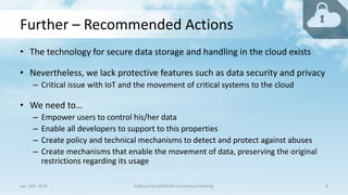 SecureCloud - Concertation Meeting EUBrasilCloudFORUM | PPT