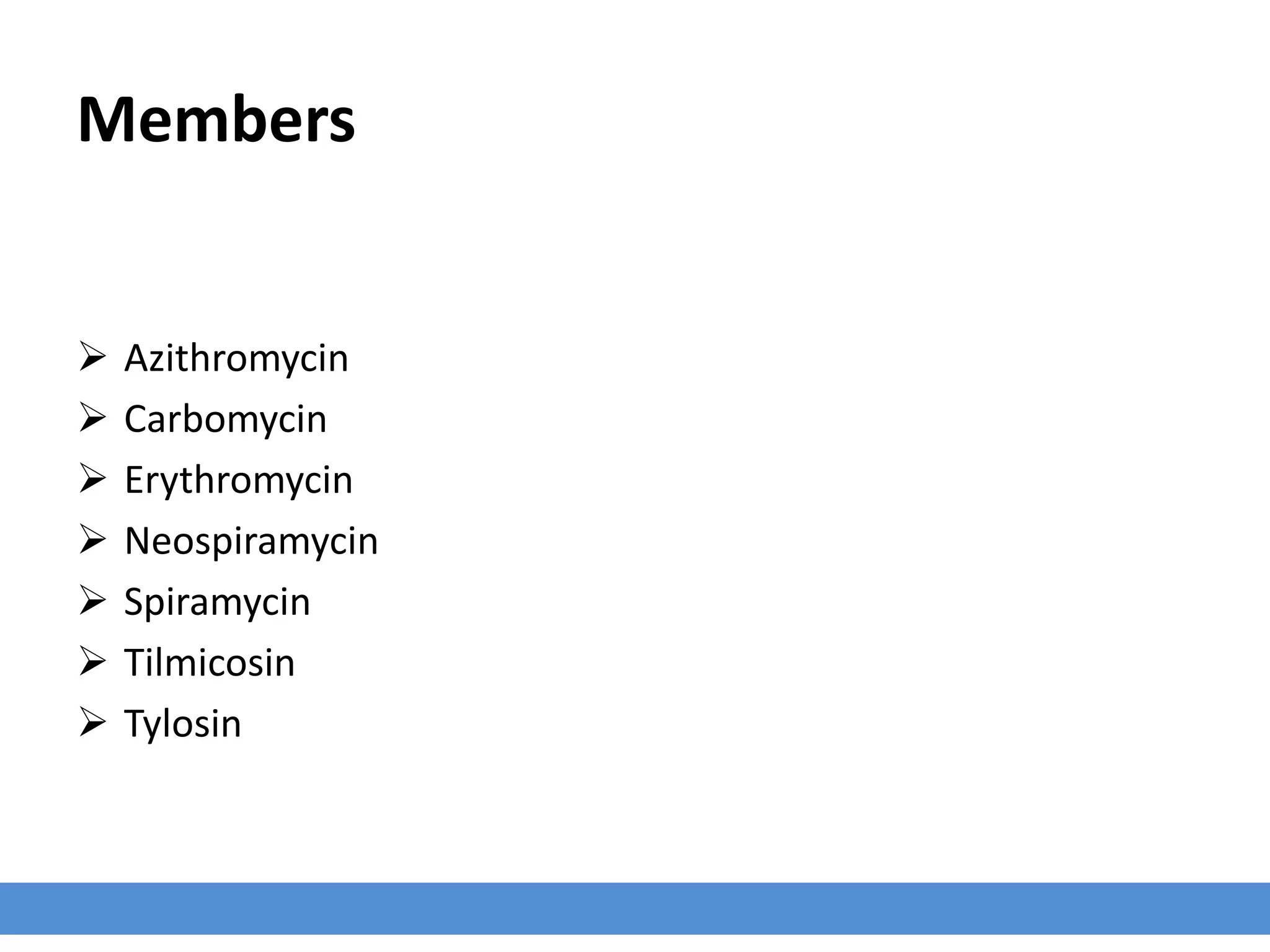 Antibiotics Groups - Macrolides | PPT