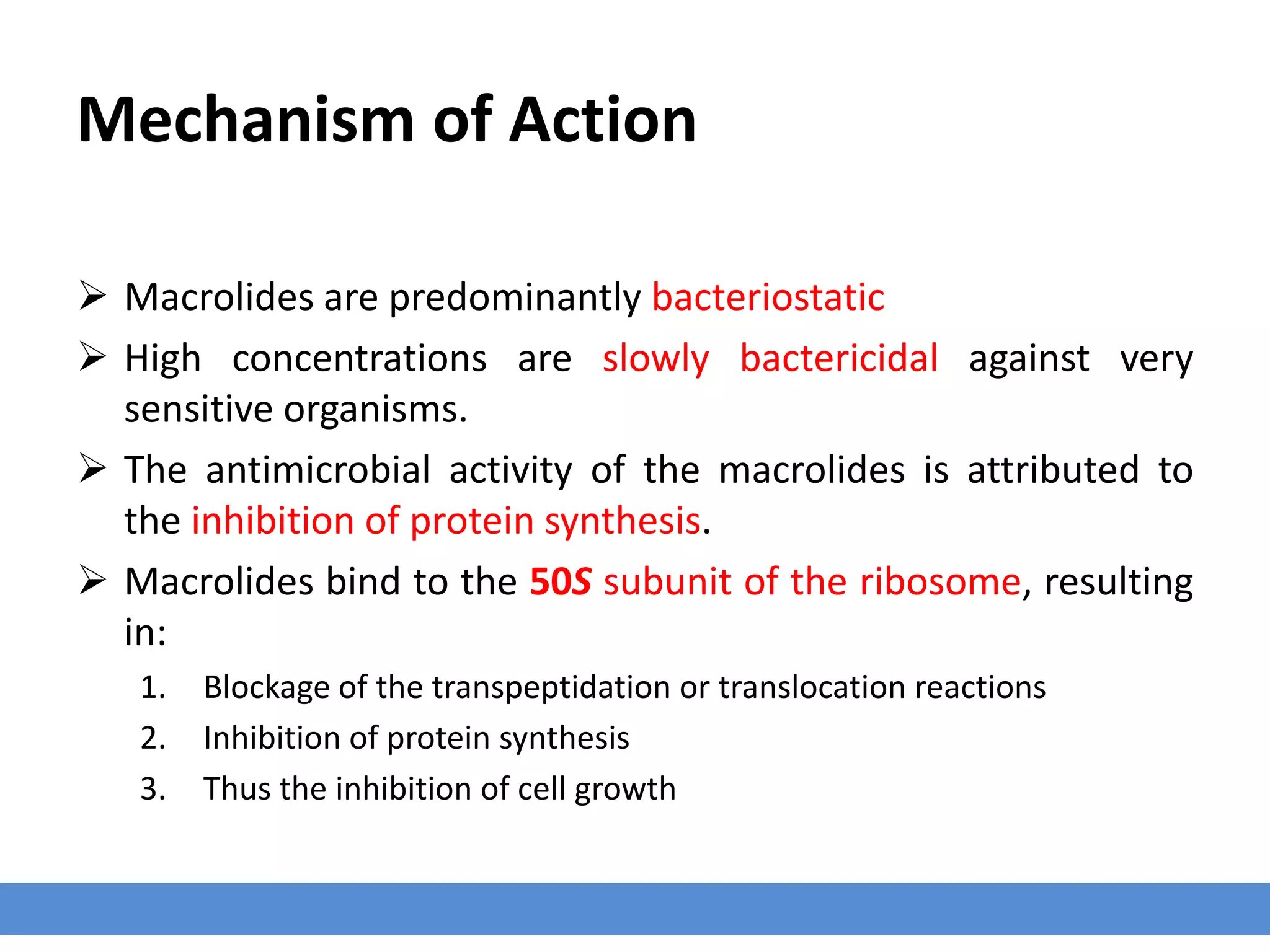 Antibiotics Groups - Macrolides | PPT