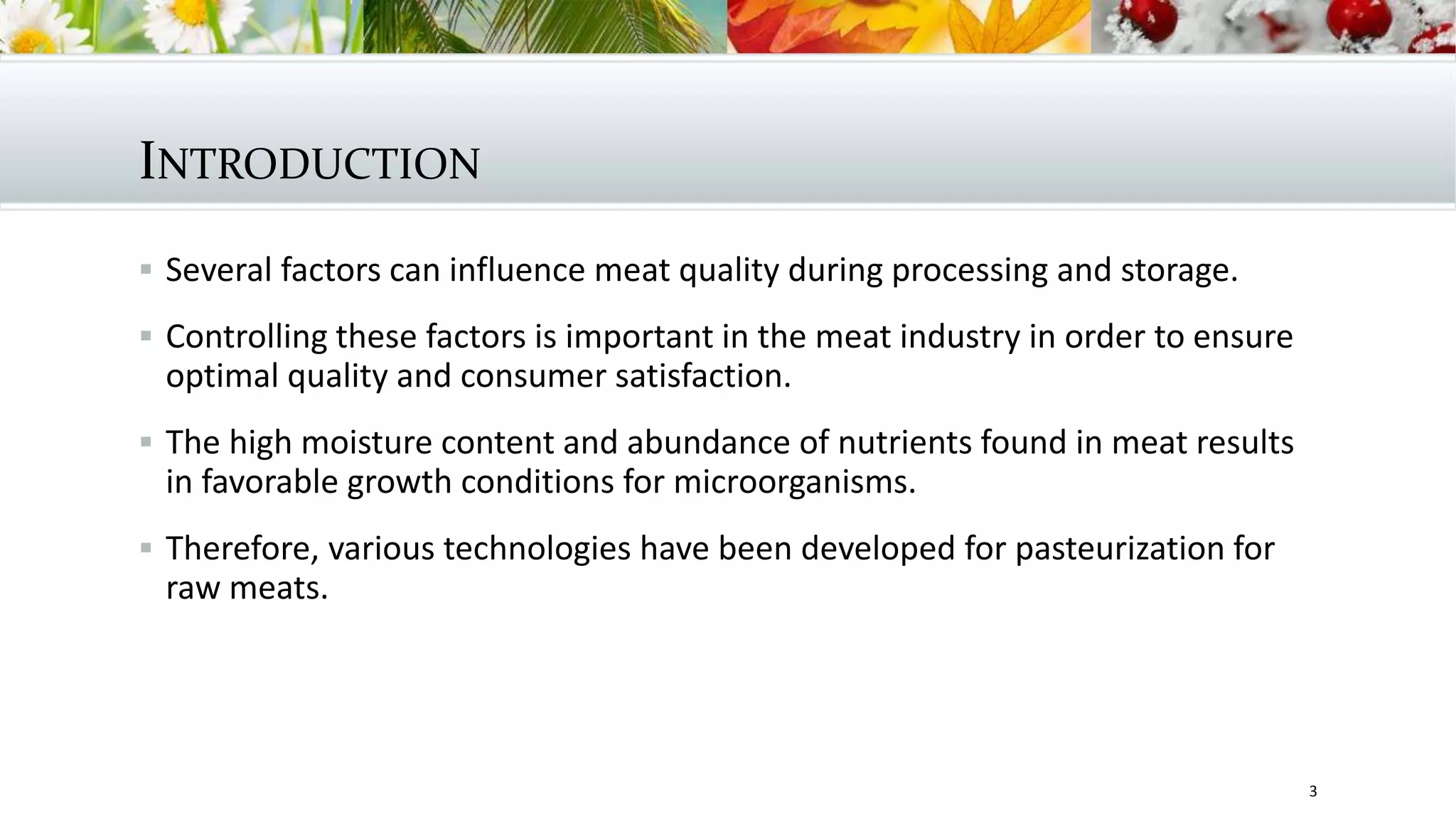 Use of Atmospheric Pressure Cold Plasma for Meat Industry | PPT